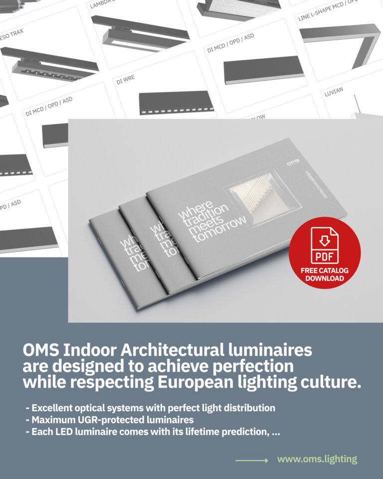OMS Indoor Architectural luminaires are designed to achieve perfection ...